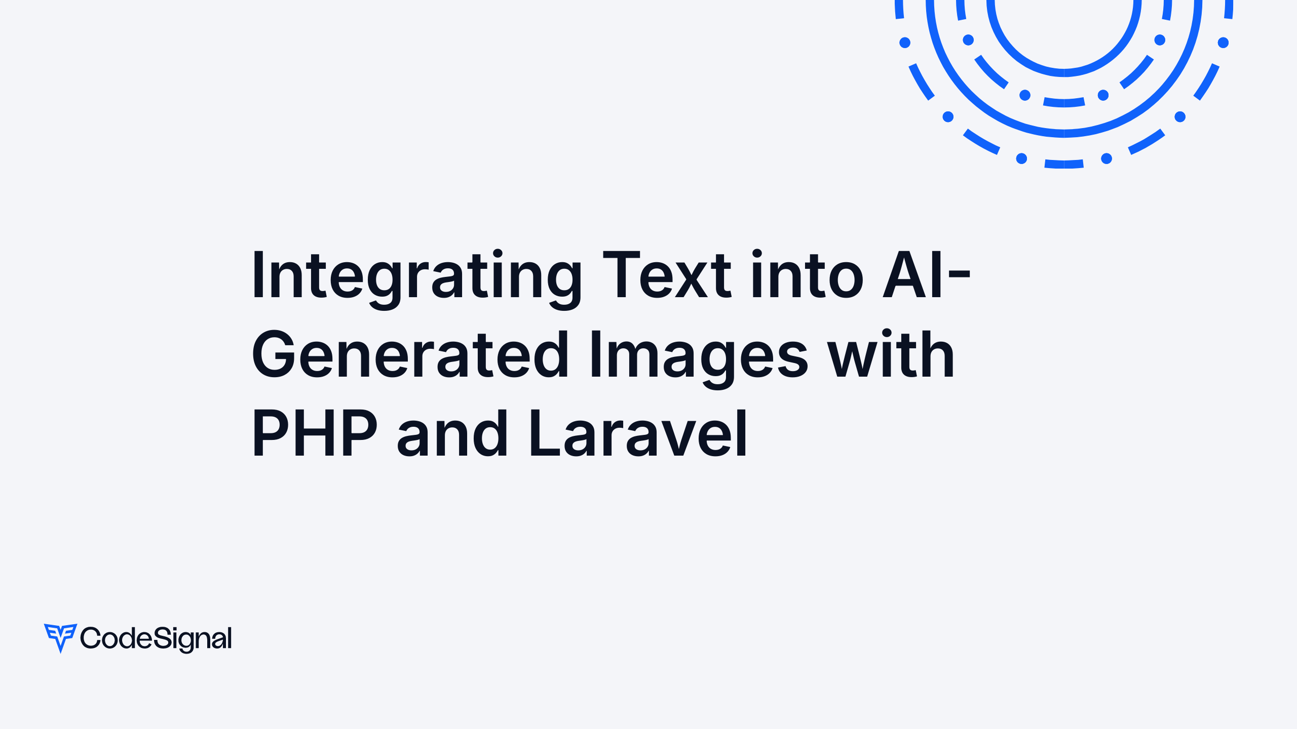 Integrating Text into AI-Generated Images with PHP and Laravel | CodeSignal Learn