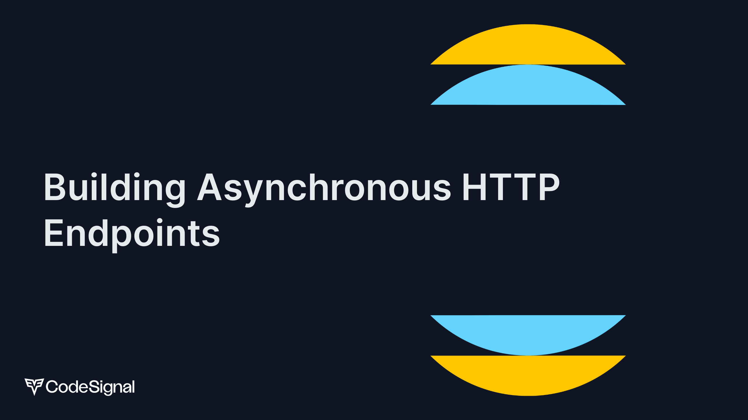 Building Asynchronous Endpoints Codesignal Learn
