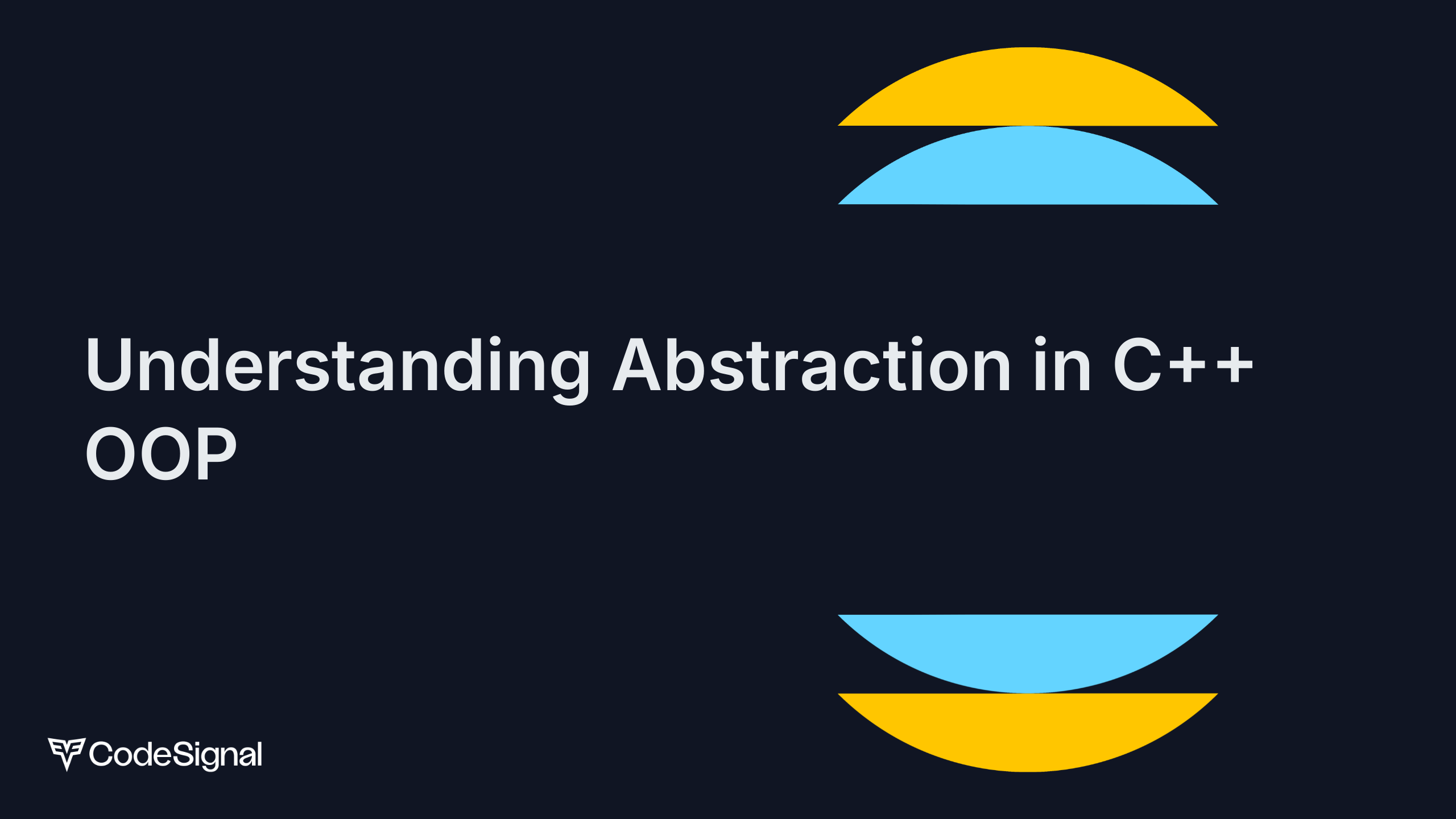 Understanding Abstraction in C++ OOP | CodeSignal Learn