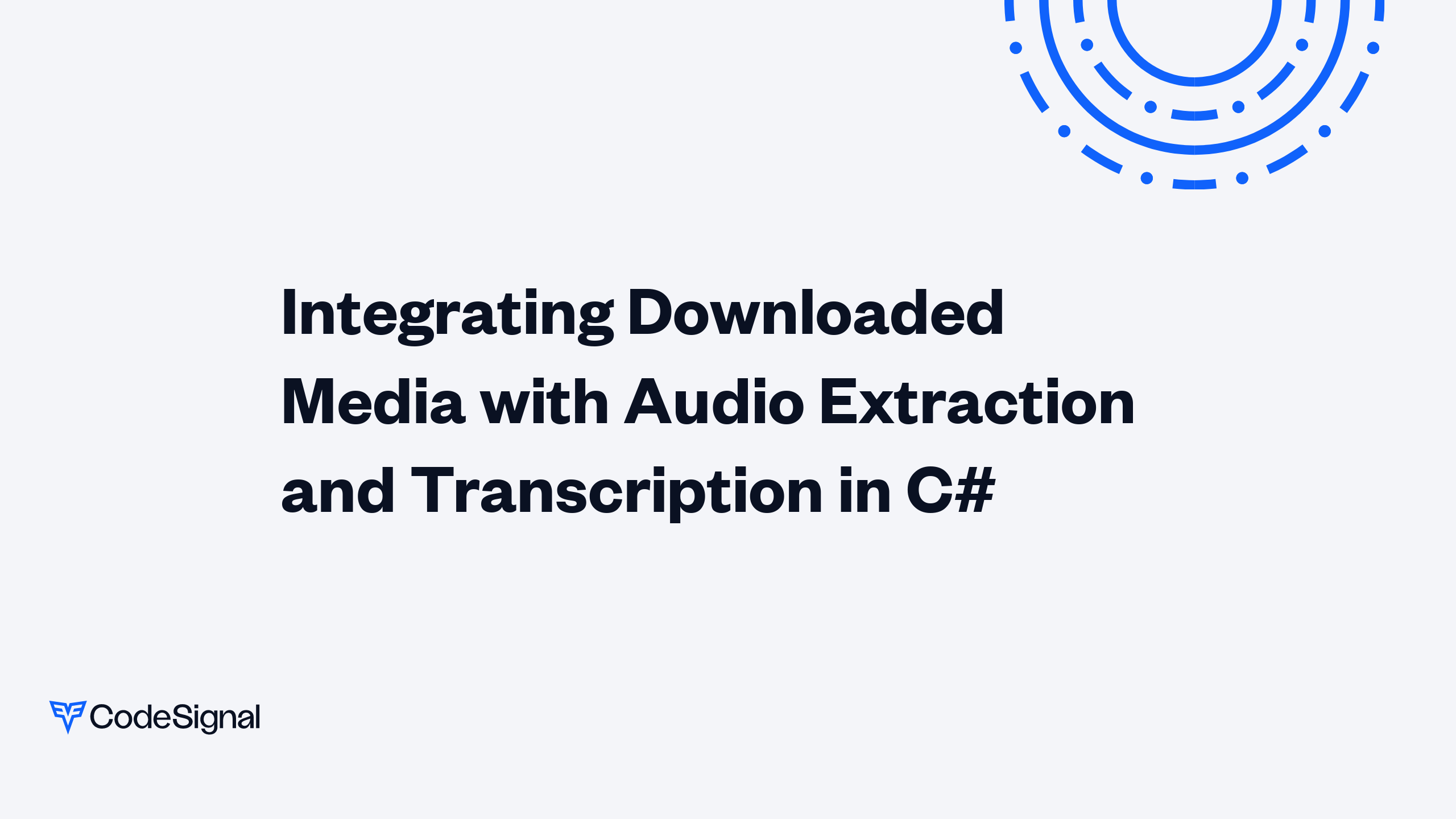 Integrating Downloaded Media with Audio Extraction and Transcription in ...