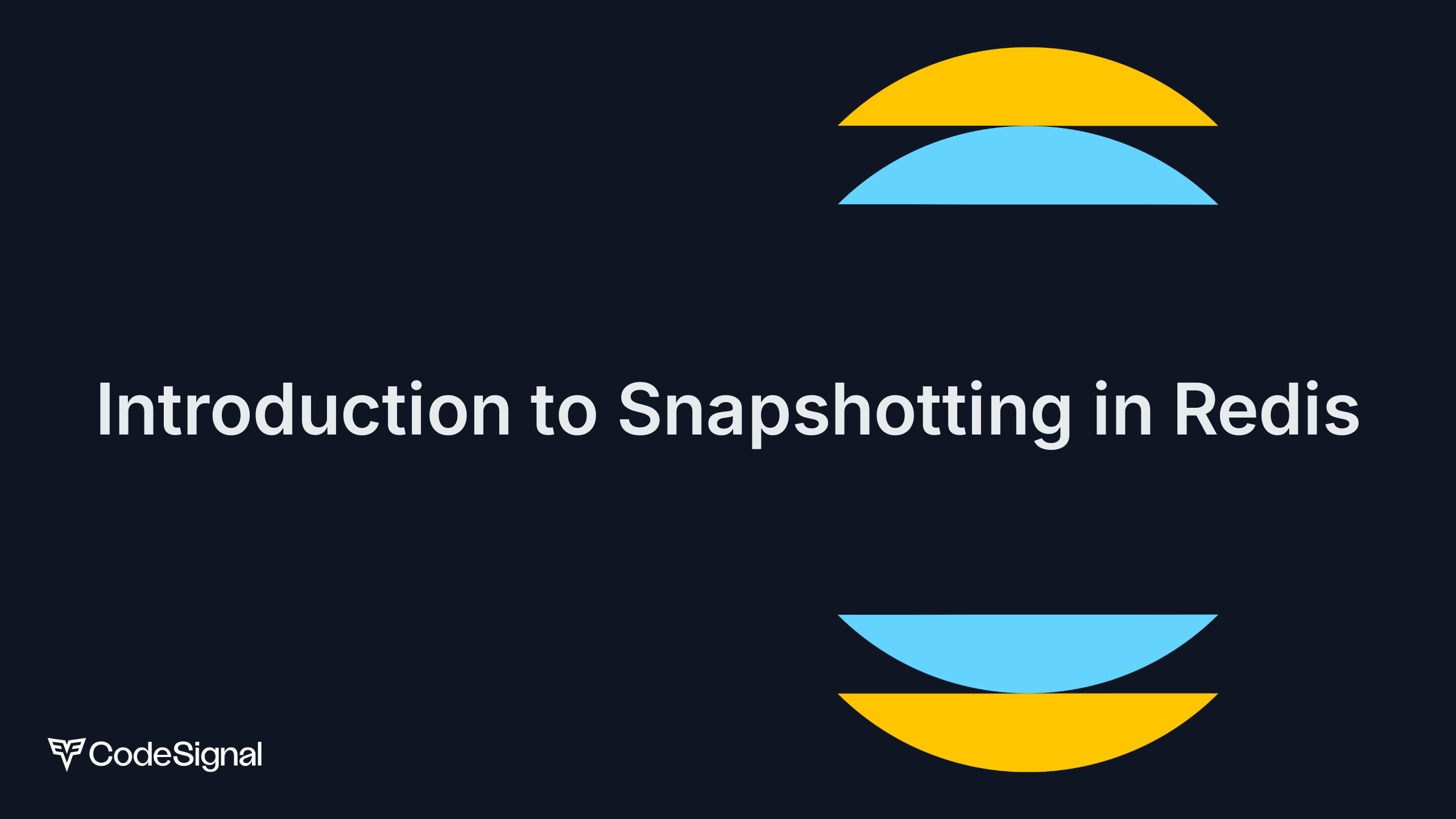 Introduction To Snapshotting In Redis Codesignal Learn