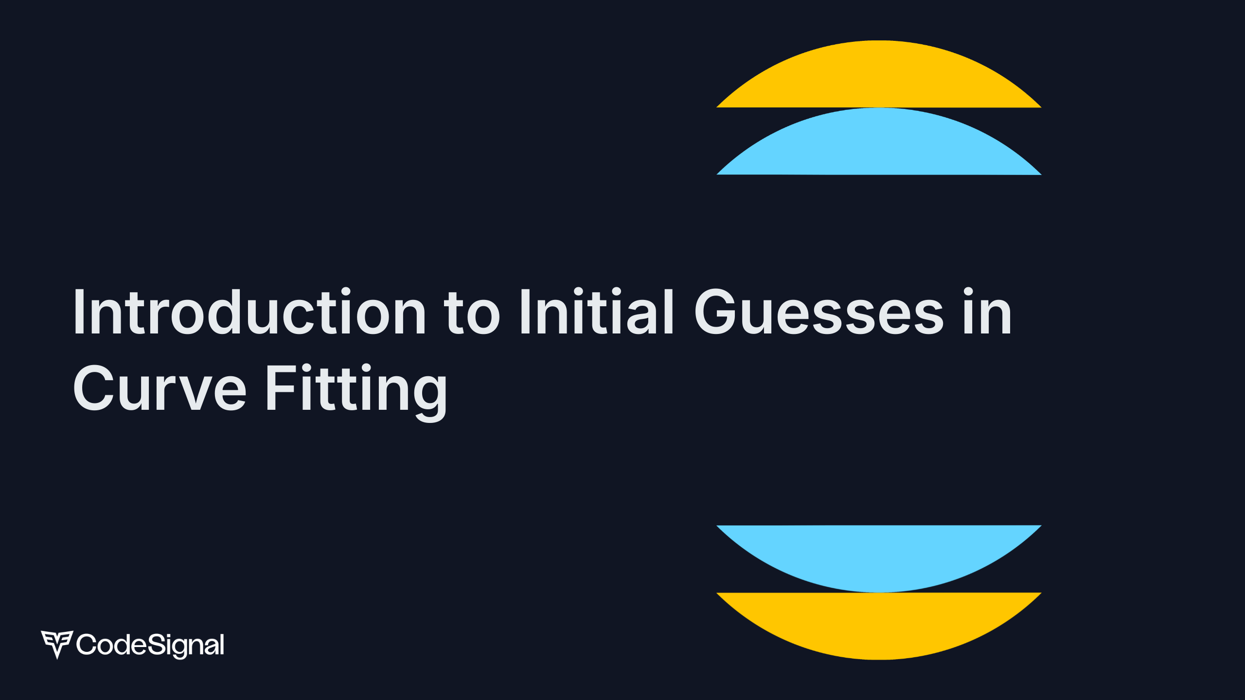 Exploring Initial Guess Importance in Curve Fitting | CodeSignal Learn