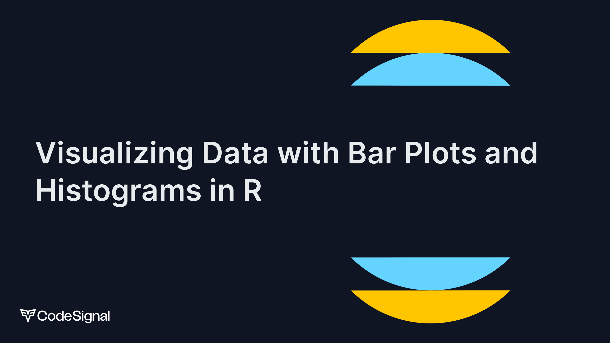 Visualizing Data With Bar Plots And Histograms In R Codesignal Learn