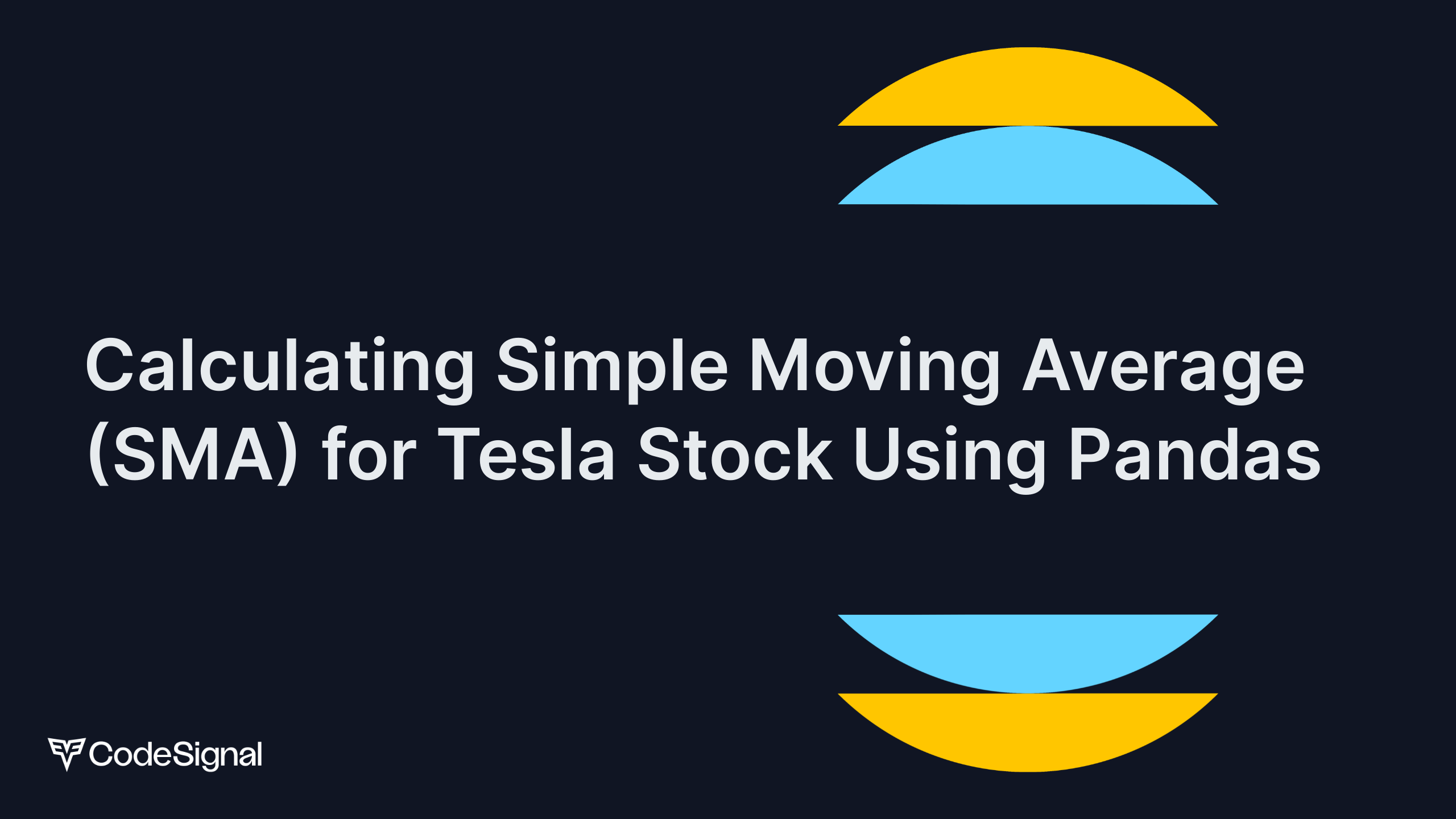 Calculating Simple Moving Average (SMA) for Tesla Stock Using Pandas ...
