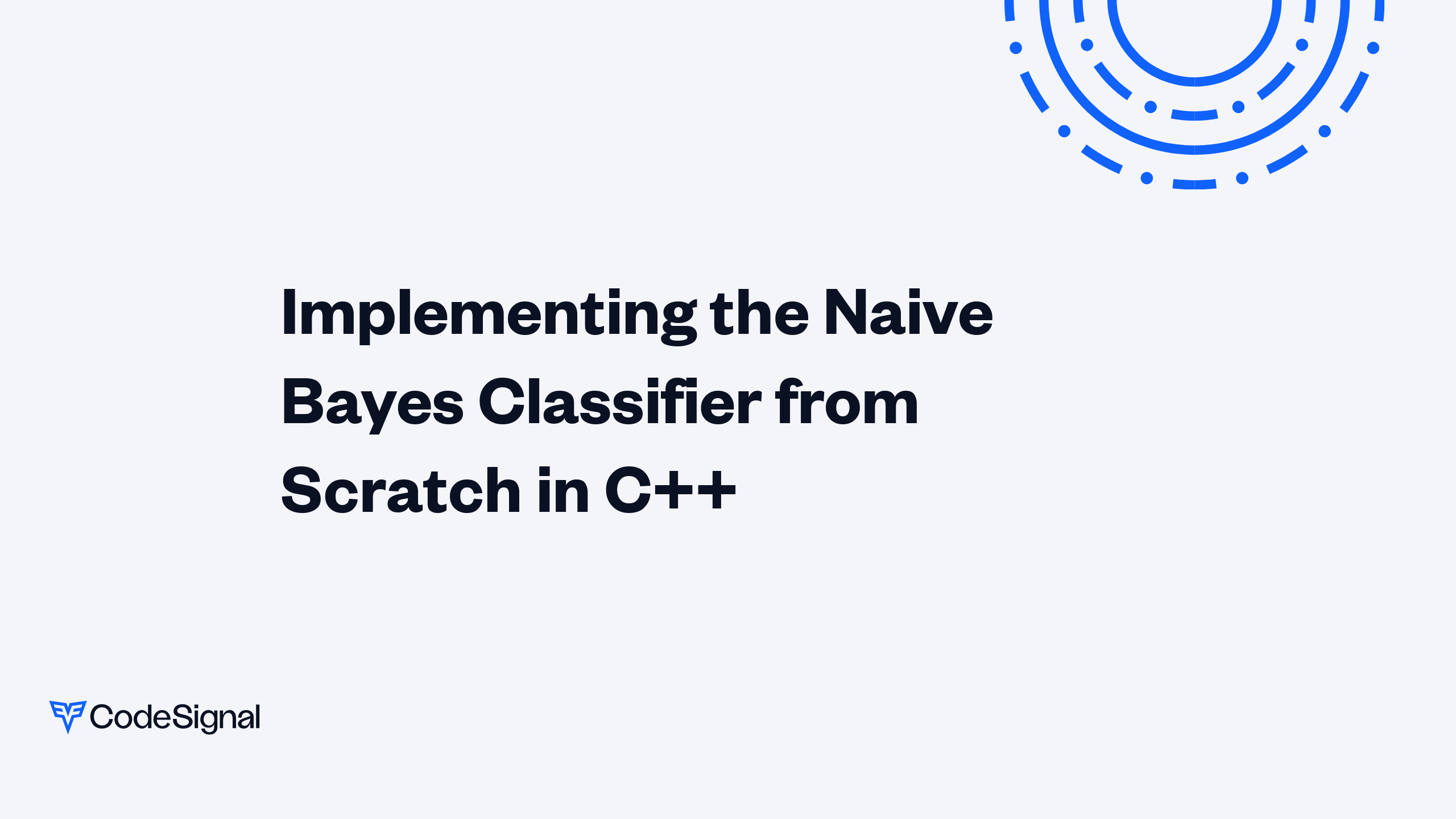 Implementing the Naive Bayes Classifier from Scratch in C++ ...